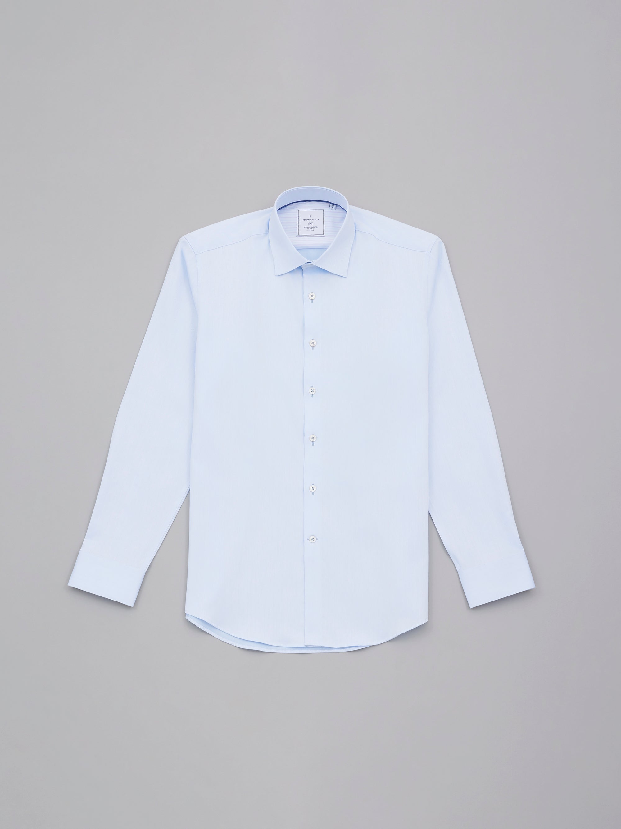 Benjamin Barker - 100/2 Perfect Blue in Herringbone
